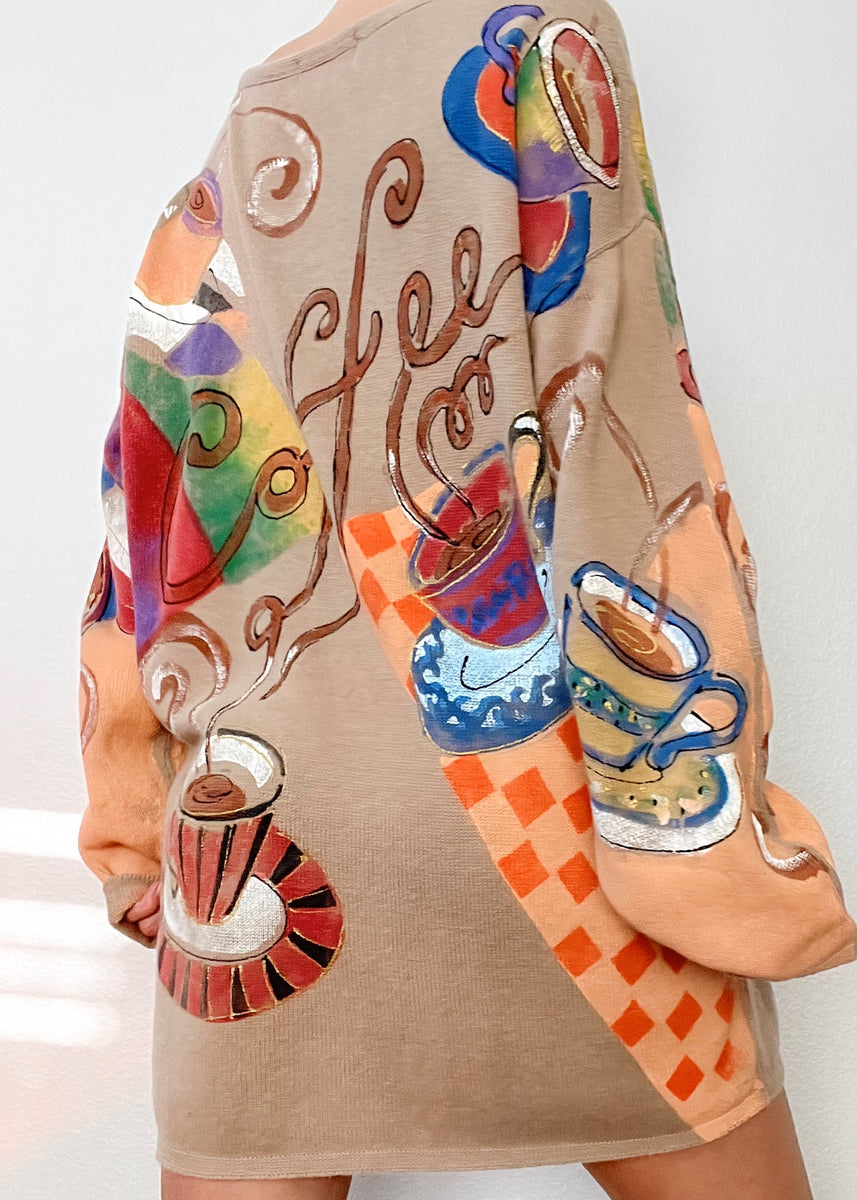 90's Colorful Coffee Knit (M-XL) – Retro and Groovy