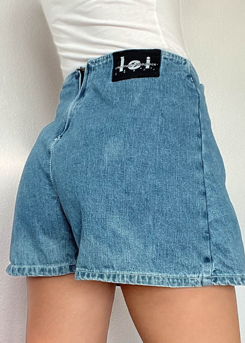 90's L.e.i Denim Skort (27") – Retro and Groovy