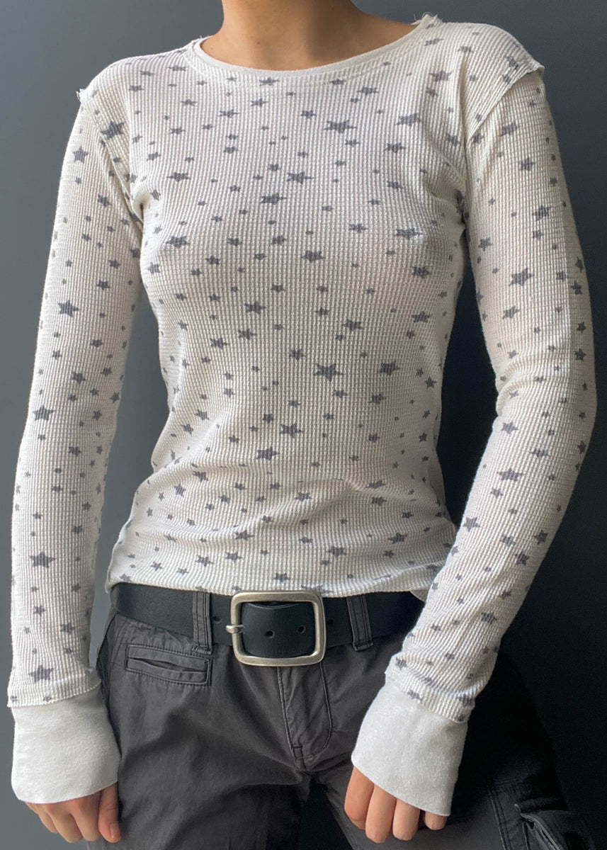 Y2k Star Print Thermal (S-M) – Retro and Groovy