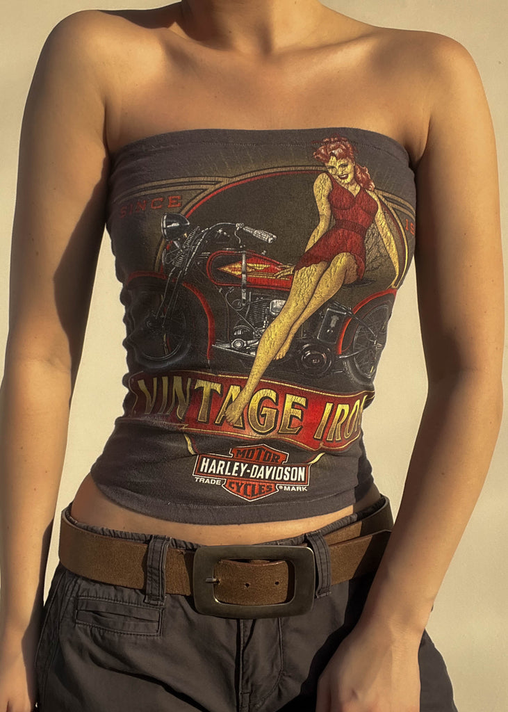 Harley Pin-Up Tube Top (XS) – Retro and Groovy