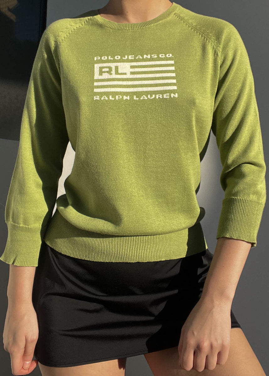 Green RL Flag Knit (M) – Retro and Groovy