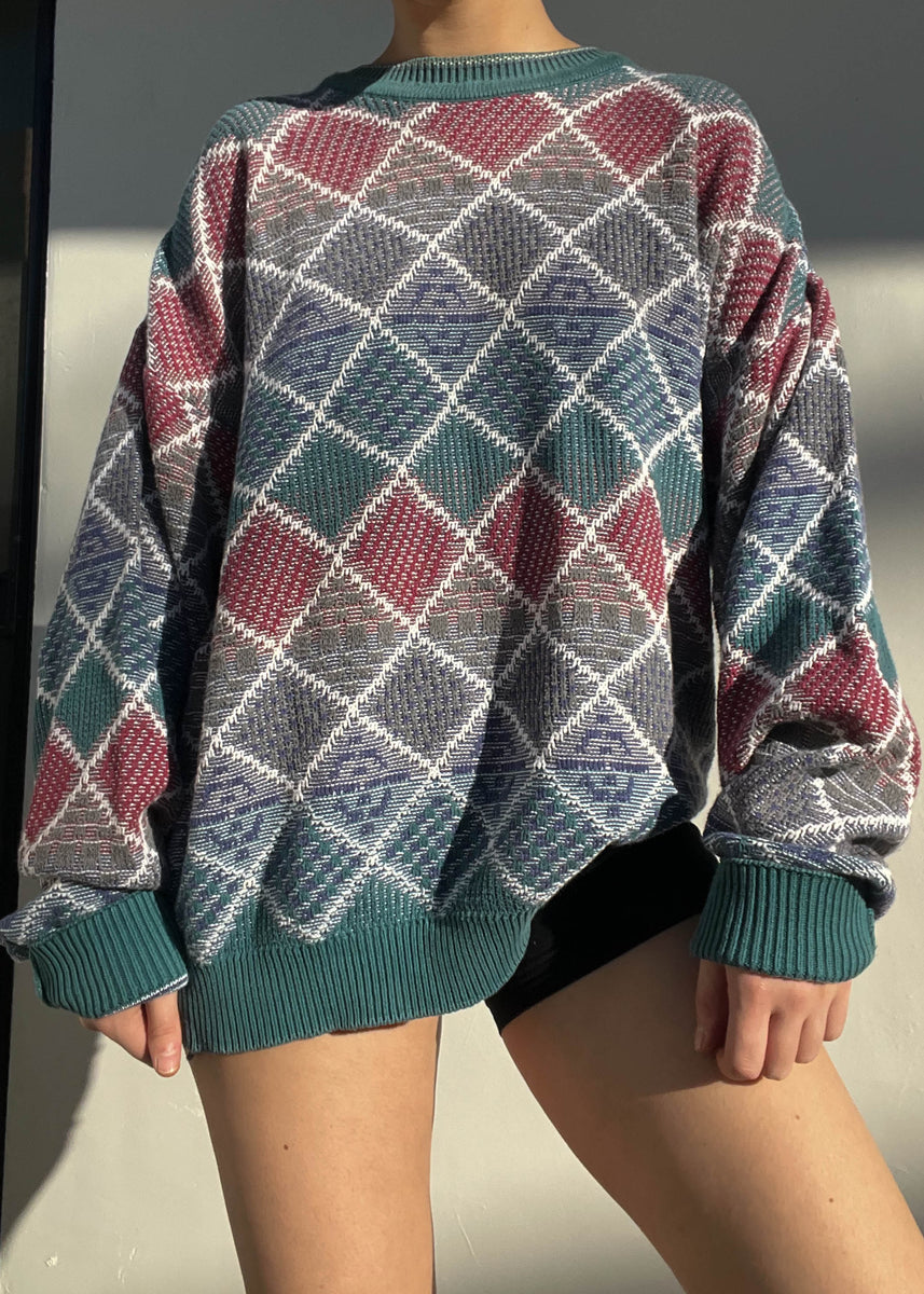 Axel 80's Patterned Knit (L) – Retro and Groovy