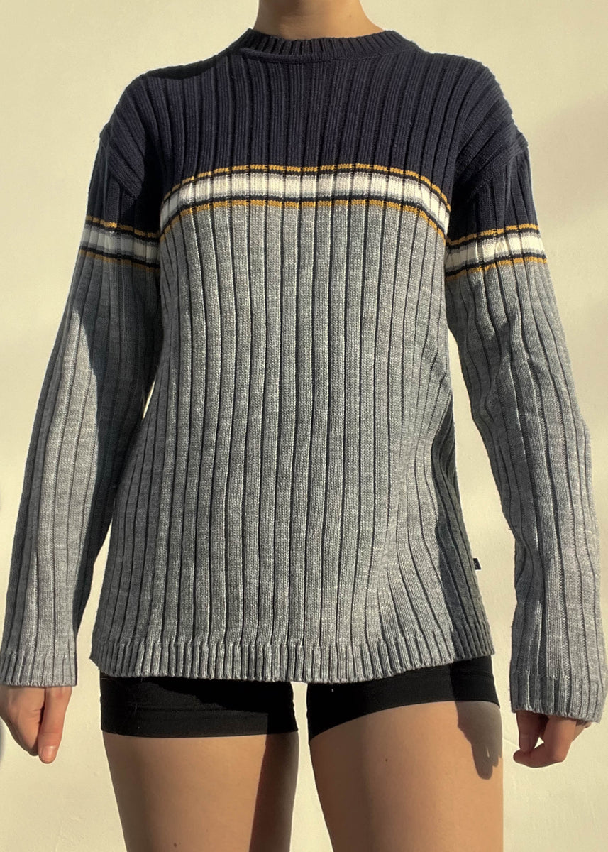 Carter Color-Block Knit (L) – Retro and Groovy