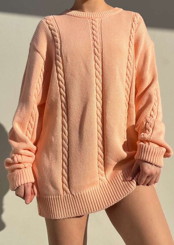 80's Peach Knit (L-XL) – Retro and Groovy