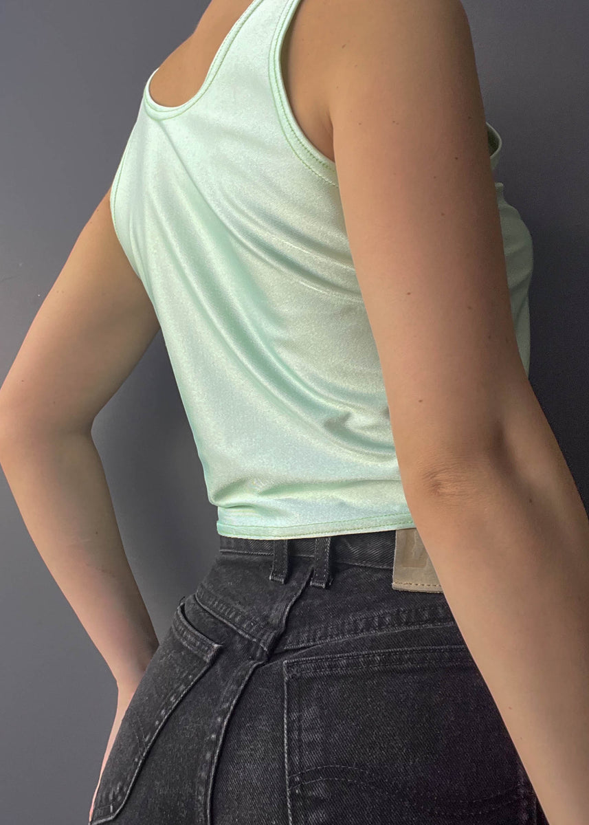 80's Mint Rosebud Tank (M) – Retro and Groovy