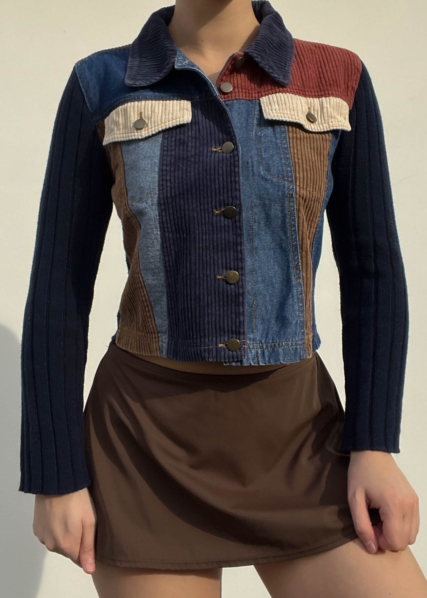 90's Denim & Cord Jacket (XS-S) – Retro and Groovy