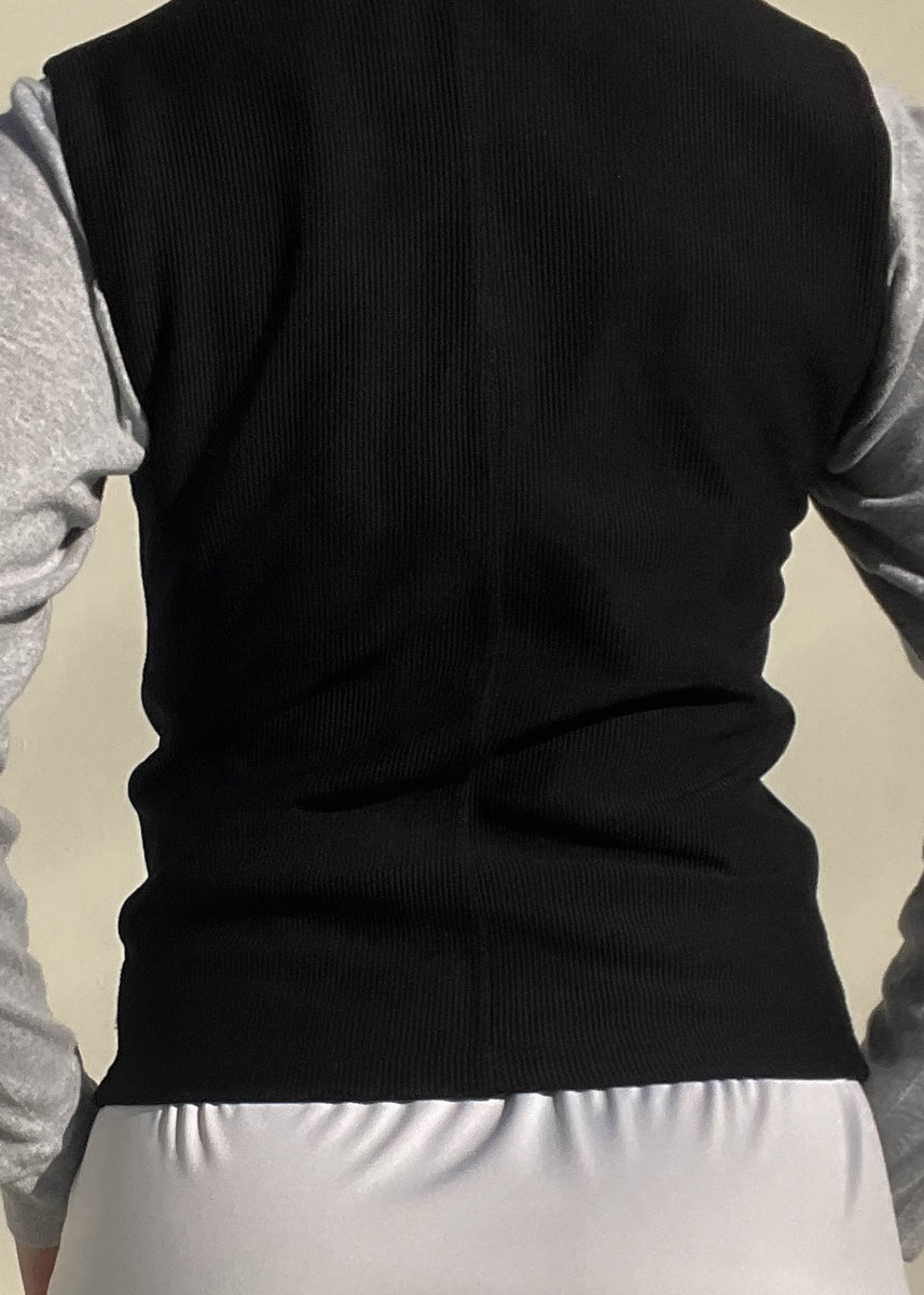 90's Black Express Vest (S) – Retro and Groovy
