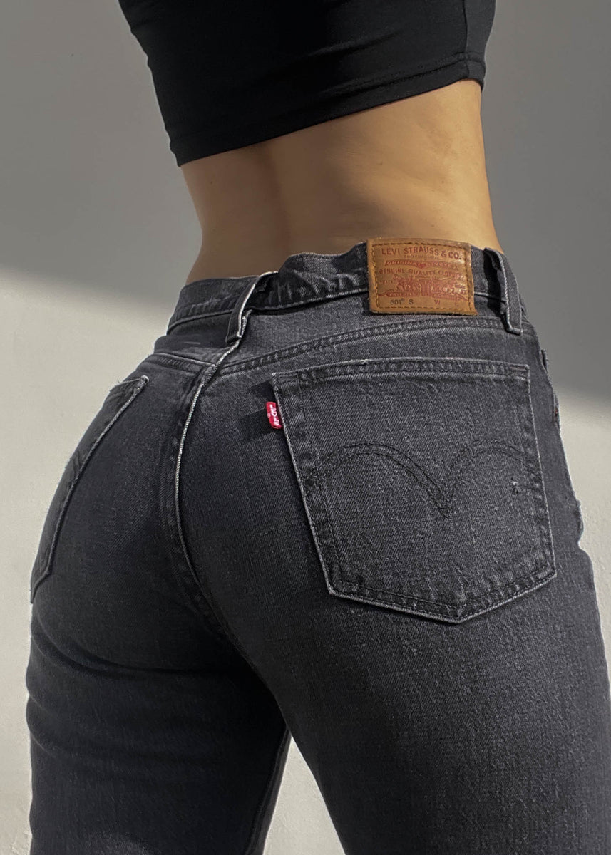 Charcoal 501 Levi’s Jeans – Retro and Groovy