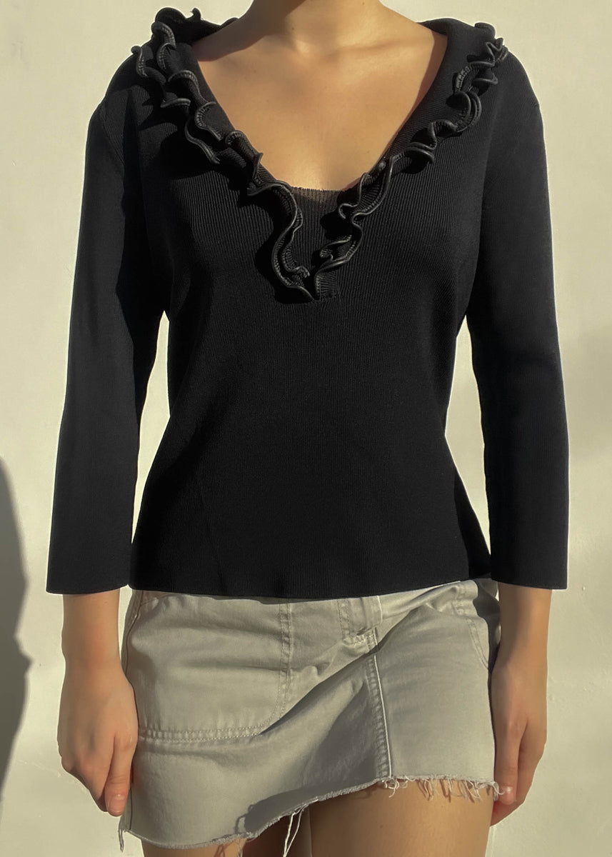 Cyrus 90's Black Knit (M) – Retro and Groovy