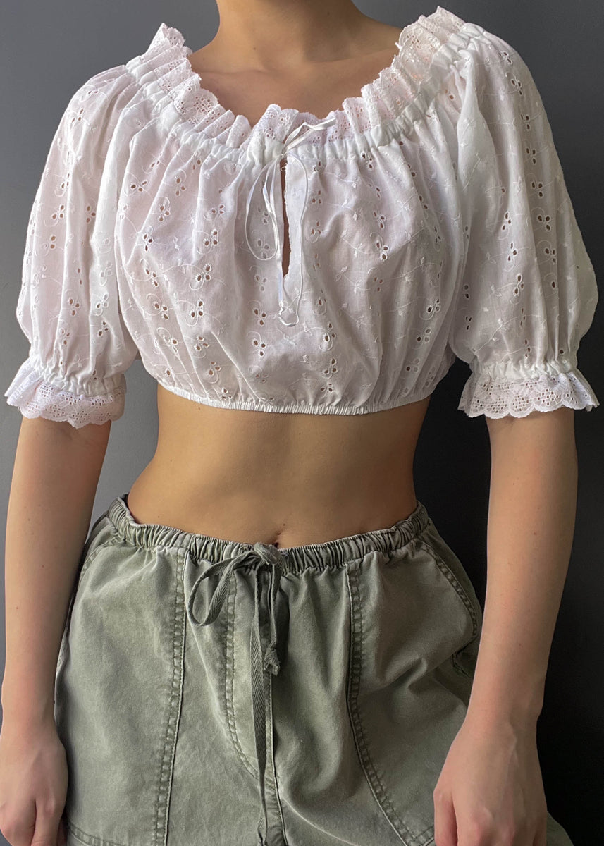 90's Milkmaid Top (S) – Retro and Groovy