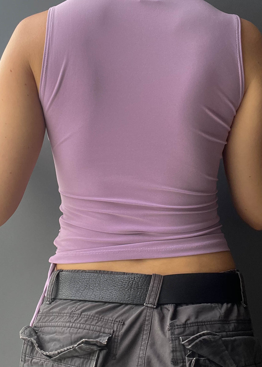 Michelle Purple Tank (S) – Retro and Groovy