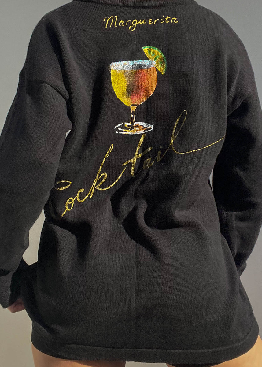 90's Cocktail Sweater (M) – Retro and Groovy