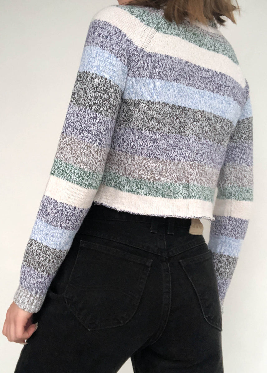 Heather Striped Turtleneck – Retro and Groovy