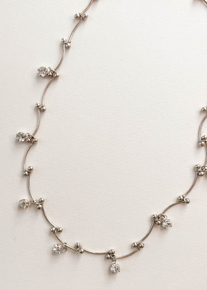 Y2k Ivy Gem Choker – Retro and Groovy