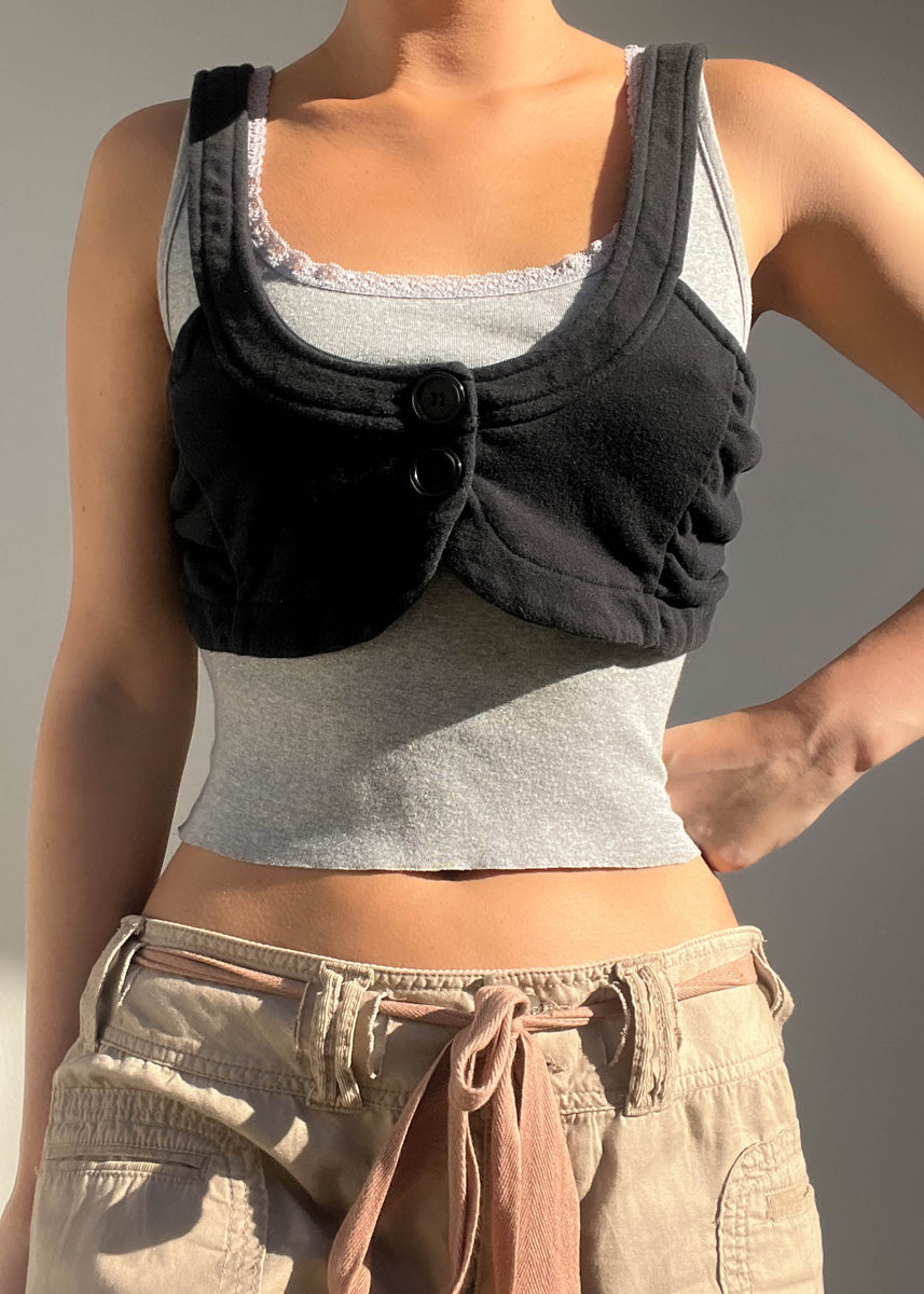 Y2k Layered Vest Tank (M) – Retro and Groovy