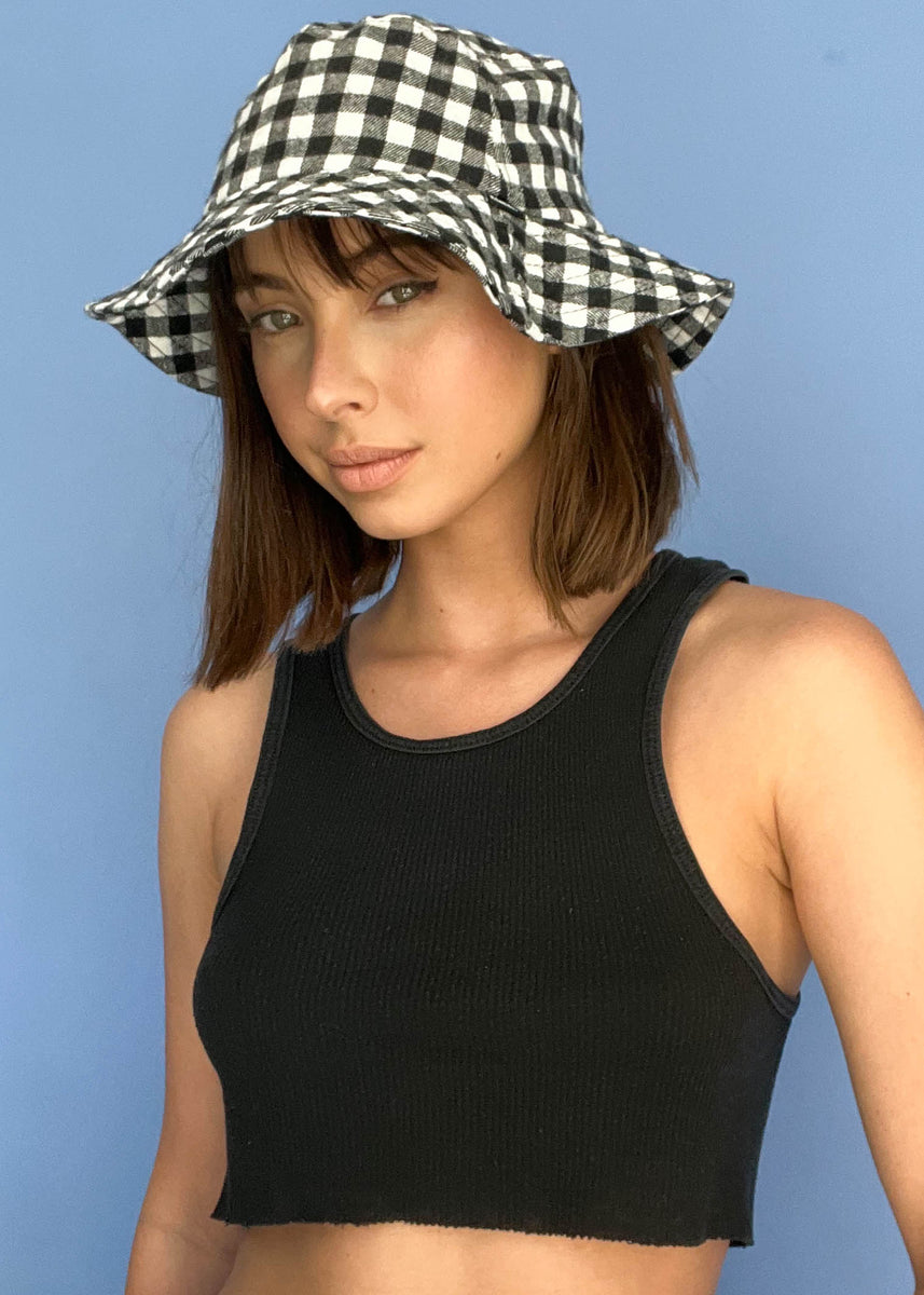 Gingham Bucket Hat – Retro and Groovy