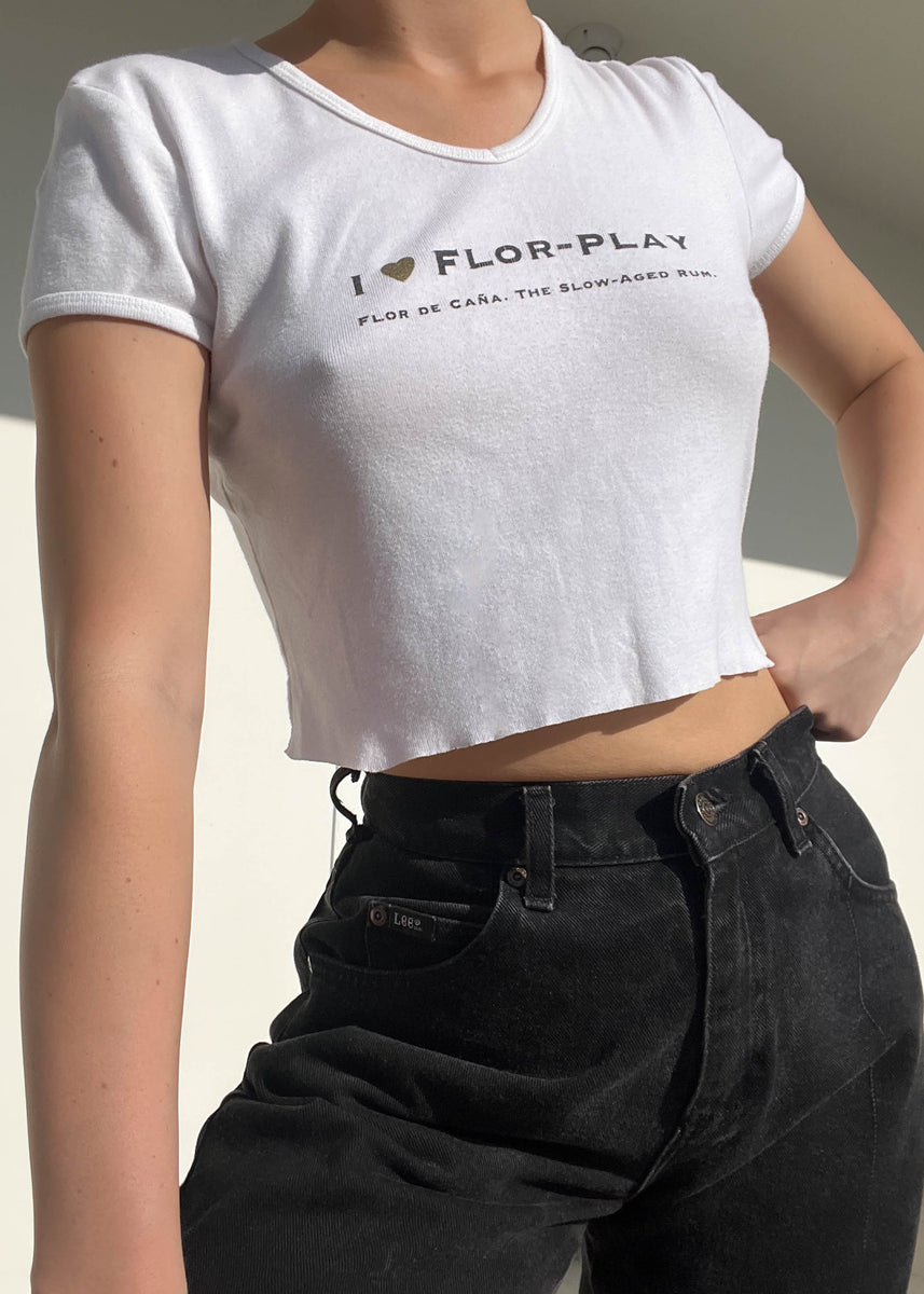 Flor Play Rum Tee (S-M) – Retro and Groovy