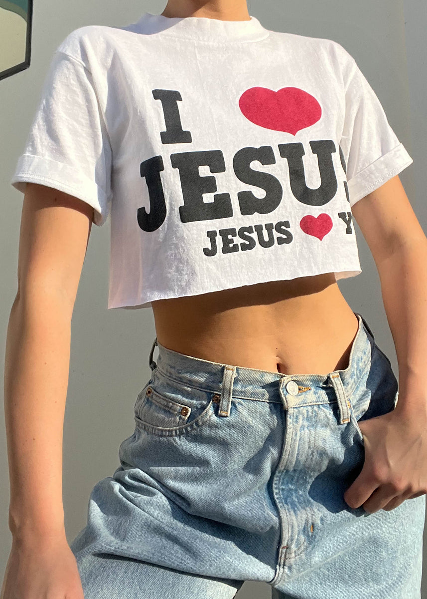 Y2k Jesus Love Tee (S) – Retro and Groovy