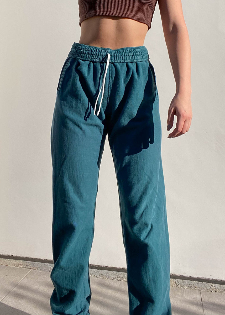 90’s Faded Teal Sweats (M) – Retro and Groovy