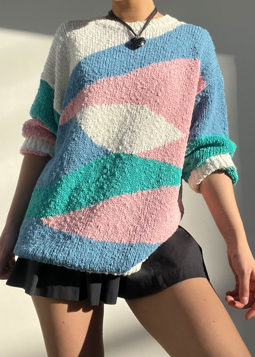 Clara 80's Abstract Knit (XL) – Retro and Groovy