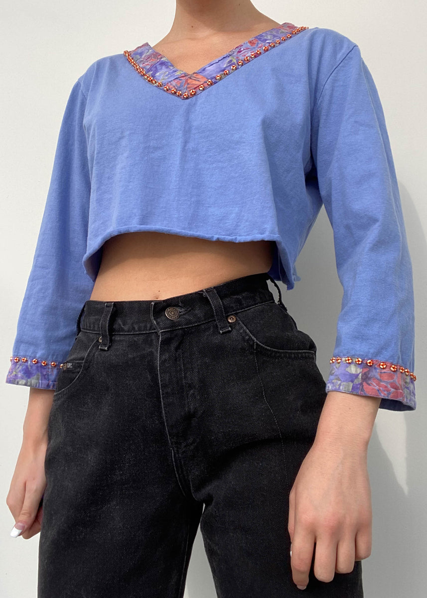 Alex Y2k Periwinkle 3/4 Sleeve (S) – Retro and Groovy